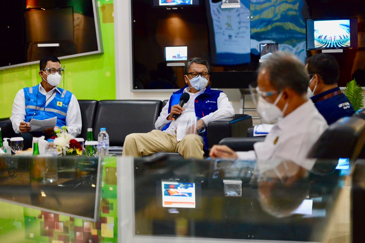 Kementerian ESDM RI - Media Center - Arsip Berita - Kunjungi PLTU Suralaya, Menteri Arifin ...